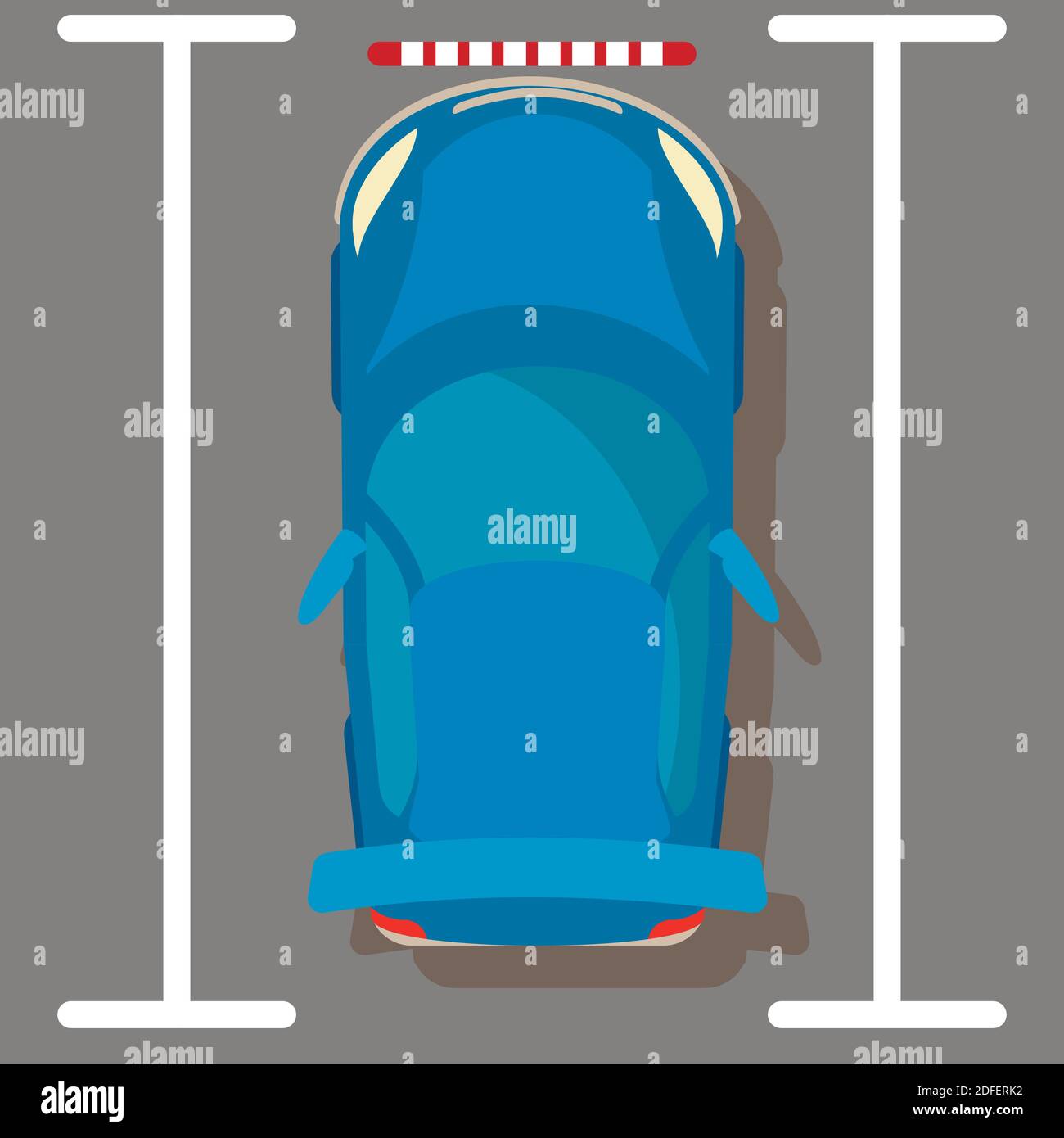 Rear spoiler car Stock Vector Images - Alamy