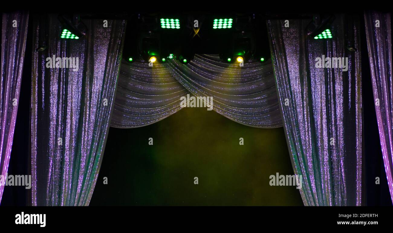 scene, a curtain theater Stock Photo - Alamy
