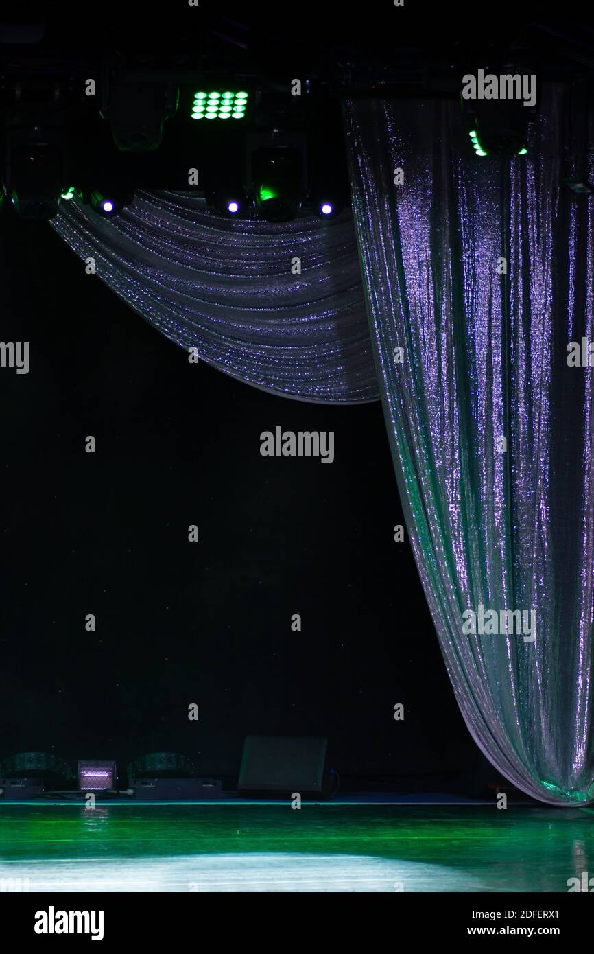 scene, a curtain theater Stock Photo - Alamy