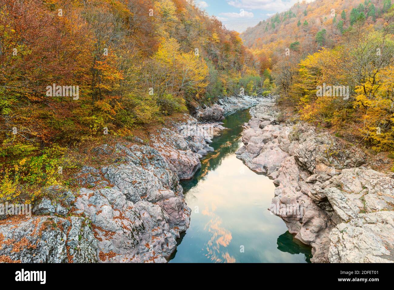 The Belaya river is the largest river in the Republic of Adygea in ...