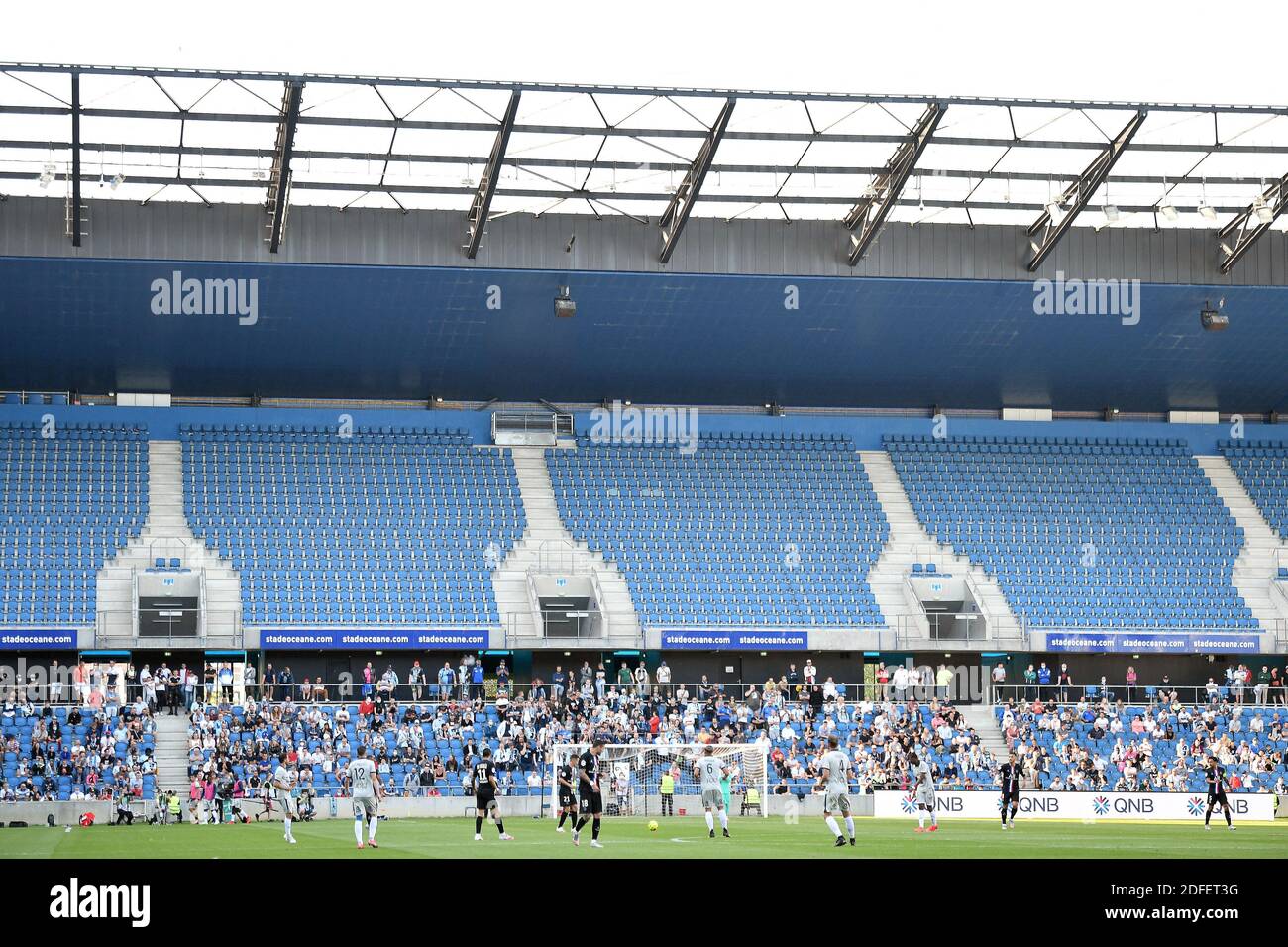 General view of stadium during the friendly match between the Havre ...
