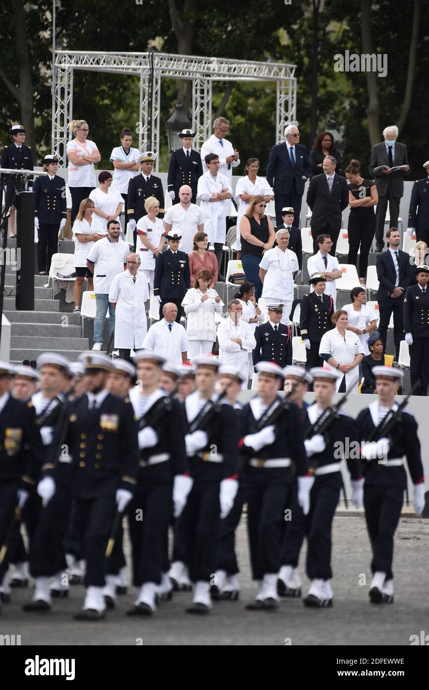 July 14 Bastille Day Parade at the Place de la Concorde in Paris on ...