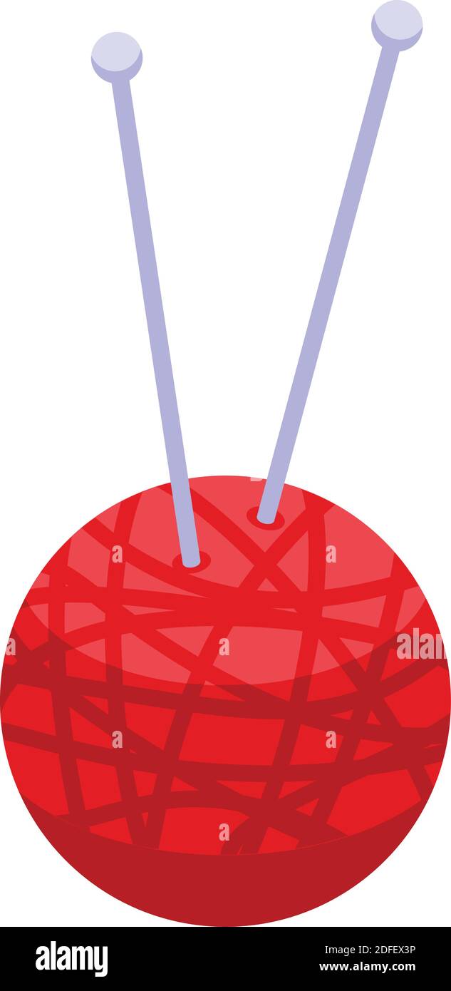 Ball thread icon. Isometric of ball thread vector icon for web design ...