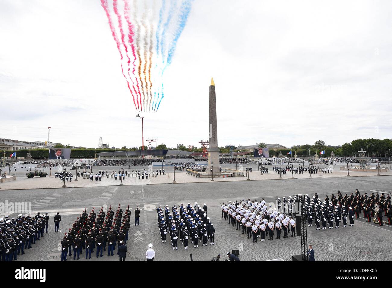 French elite acrobatic flying team "Patrouille de France" (PAF ...