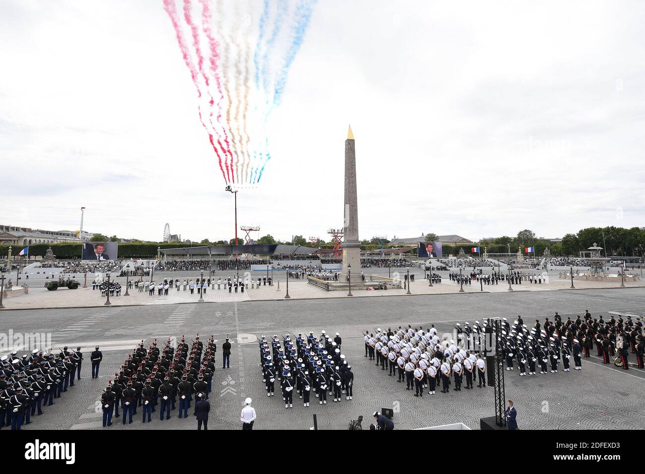 French elite acrobatic flying team "Patrouille de France" (PAF ...