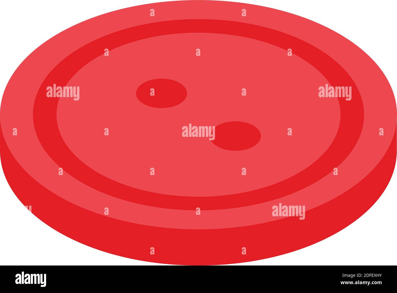 Clothing repair button icon. Isometric of clothing repair button vector ...