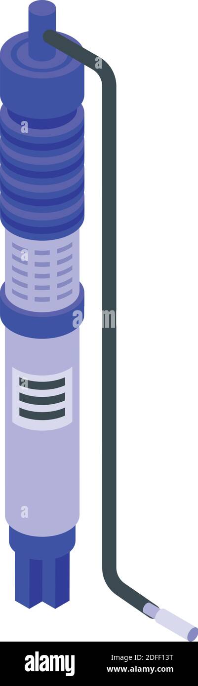 Filter water pump icon. Isometric of filter water pump vector icon for ...