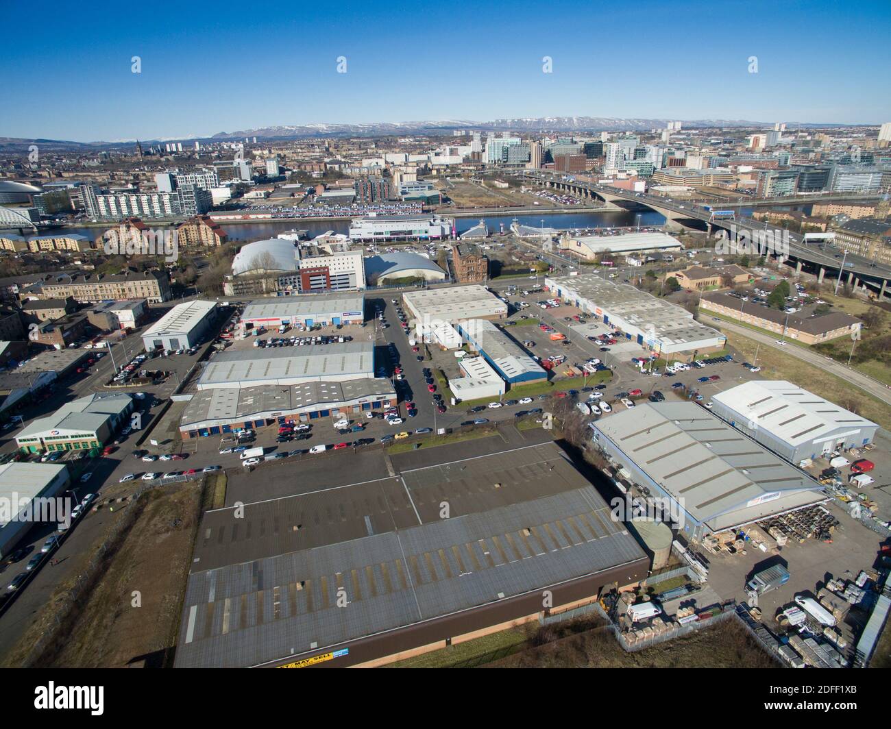 Industrial estate aerial hi-res stock photography and images - Alamy