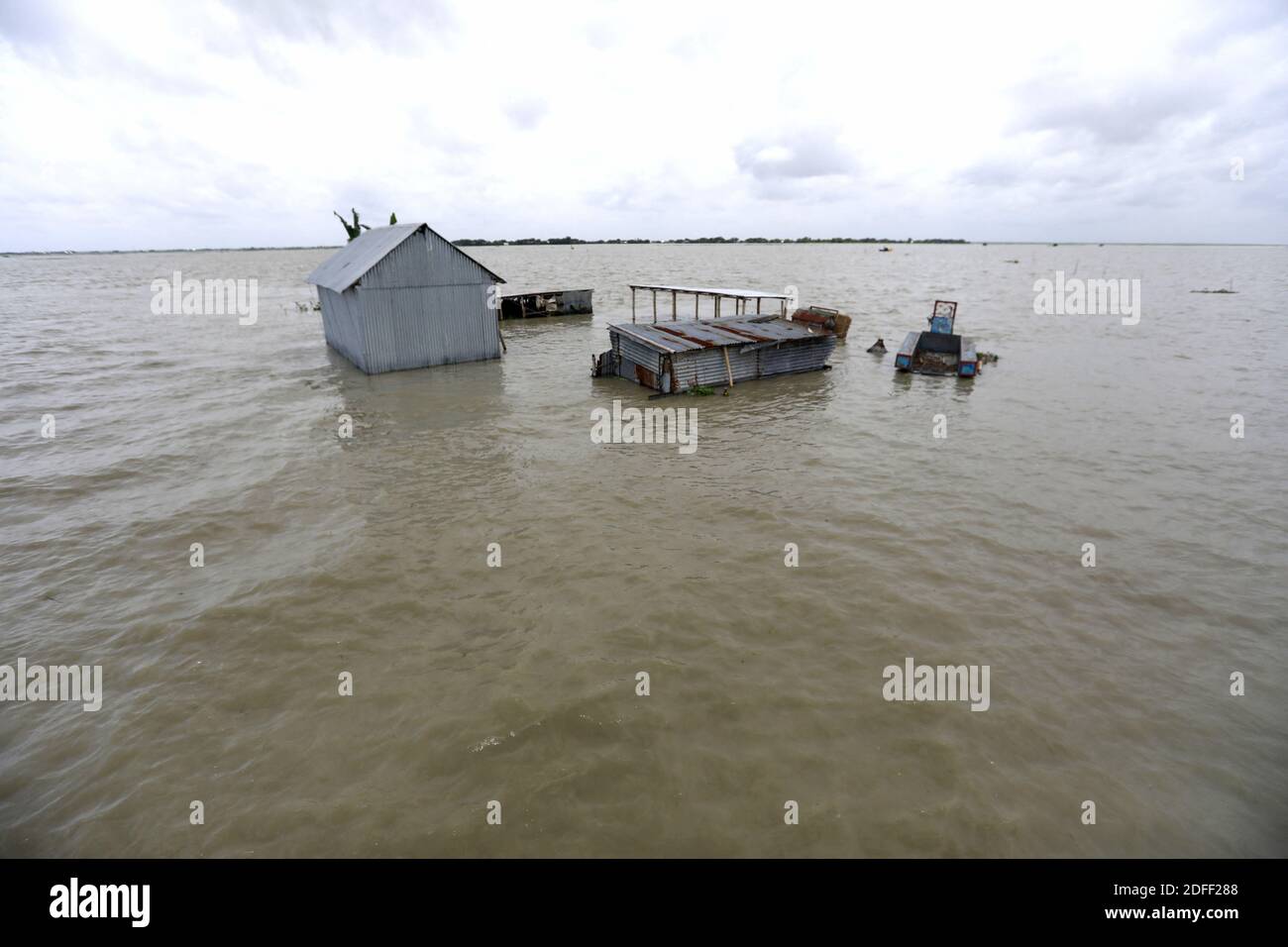 The flood situation has worsened with the rise of water in Padma river ...