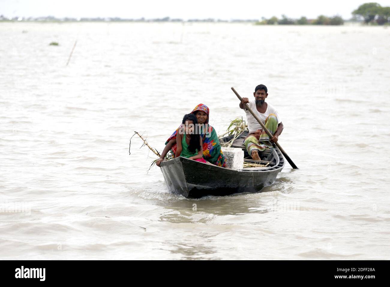 The flood situation has worsened with the rise of water in Padma river ...