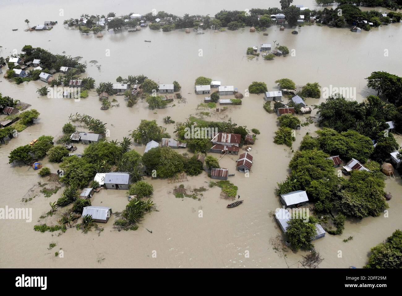 The flood situation has worsened with the rise of water in Padma river ...