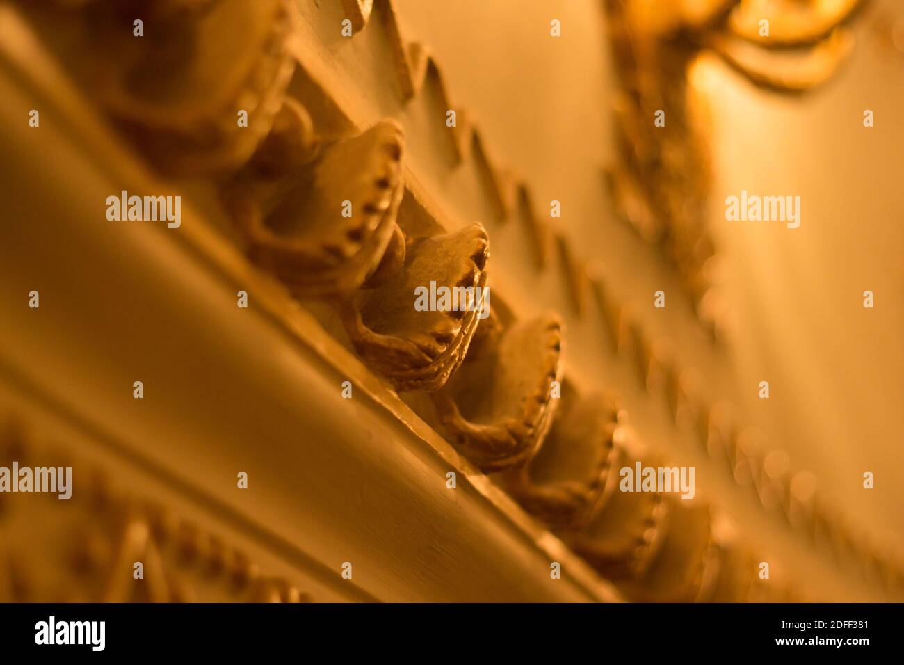 Theatre decor, Elements of architectural decorations Stock Photo - Alamy