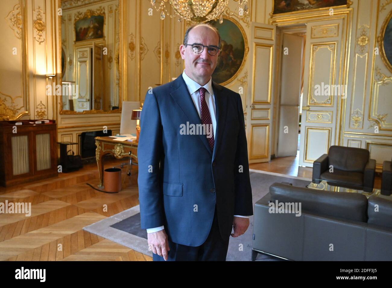 PM Jean Castex poses for pictures on July 6, 2020 at the Hotel de ...