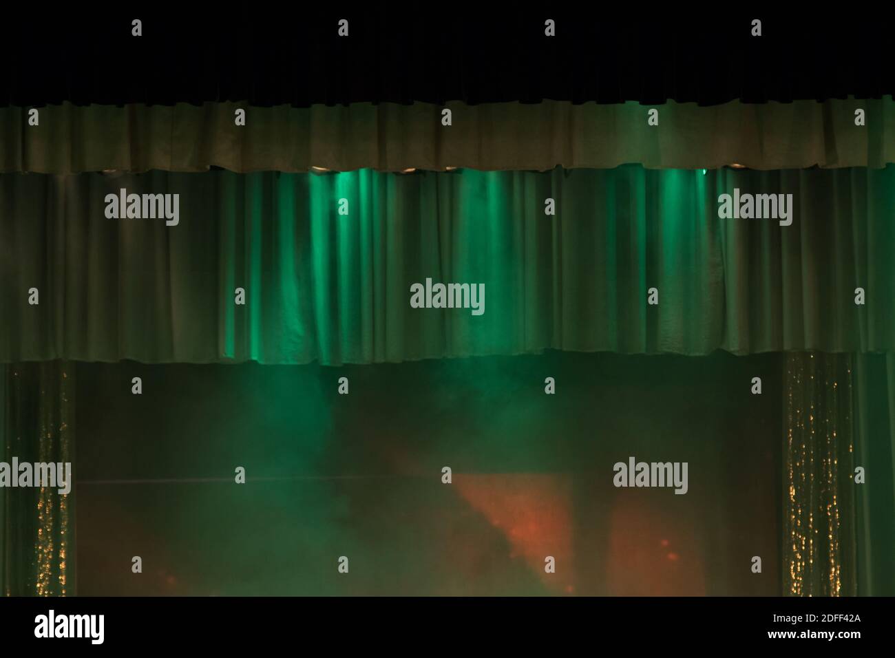scene, a curtain theater Stock Photo - Alamy
