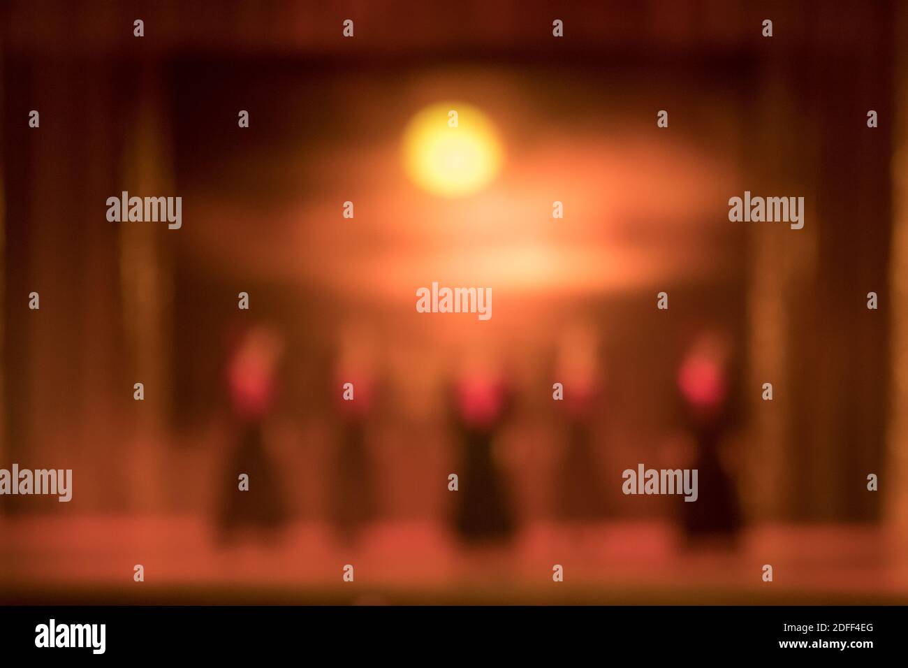 Background for design, blur texture, actors on stage Stock Photo - Alamy