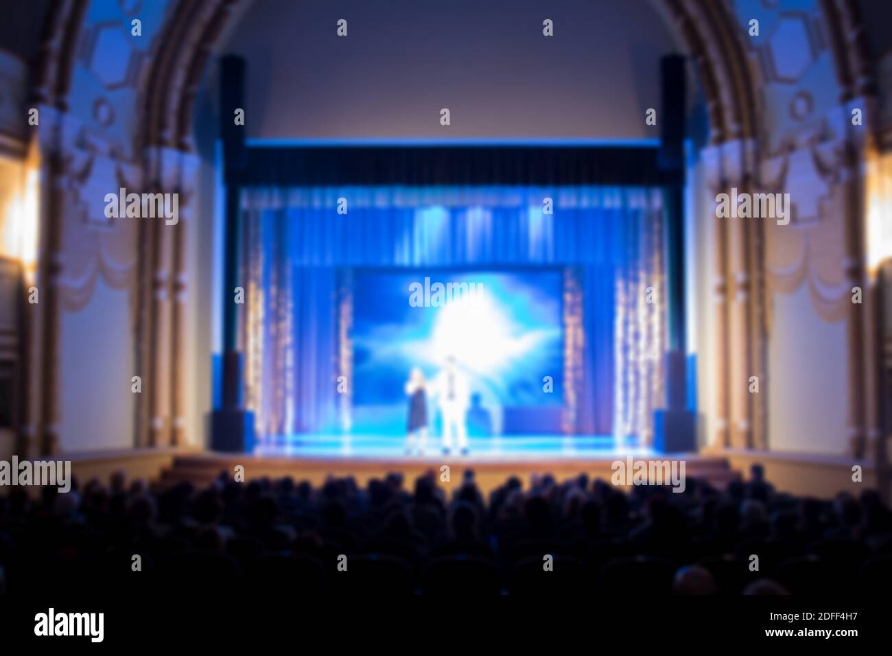 Blur dancer orchestra on stage hi-res stock photography and images - Alamy