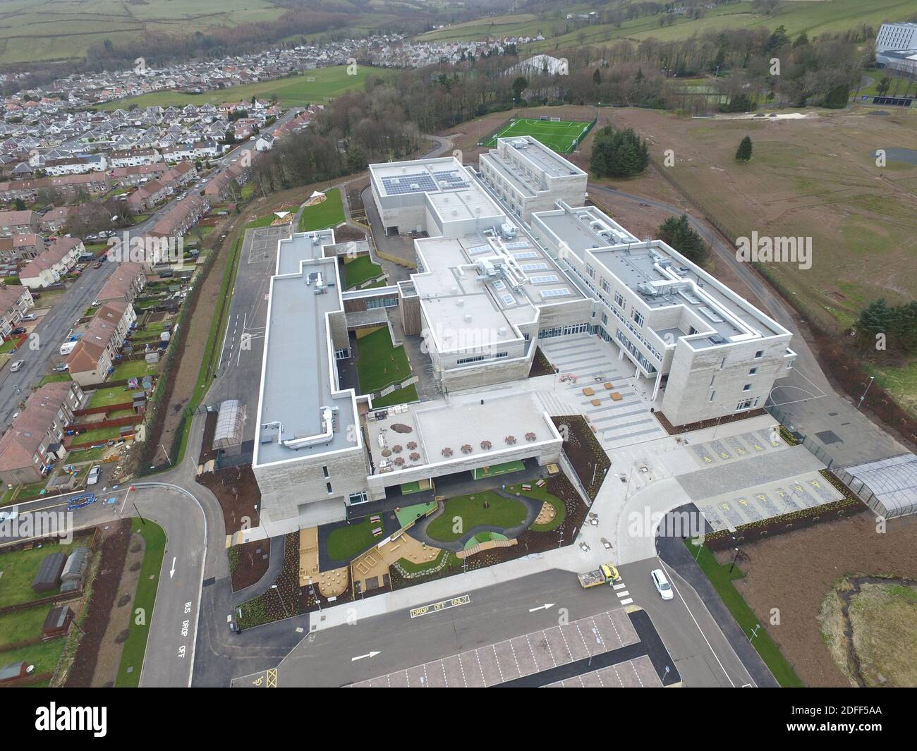 Largs Academy Campus Stock Photo - Alamy