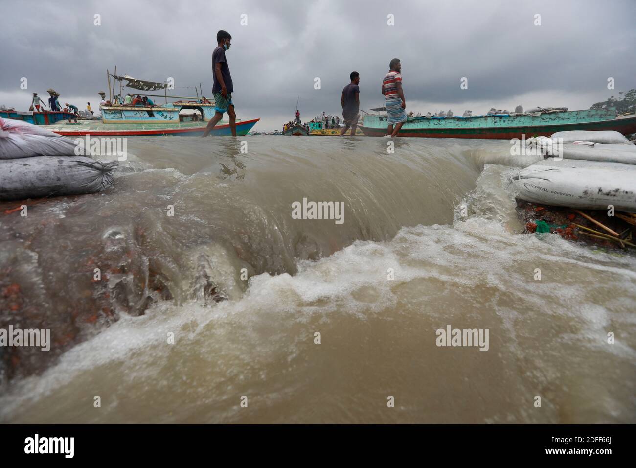 The flood situation has worsened with the rise of water in Padma River ...