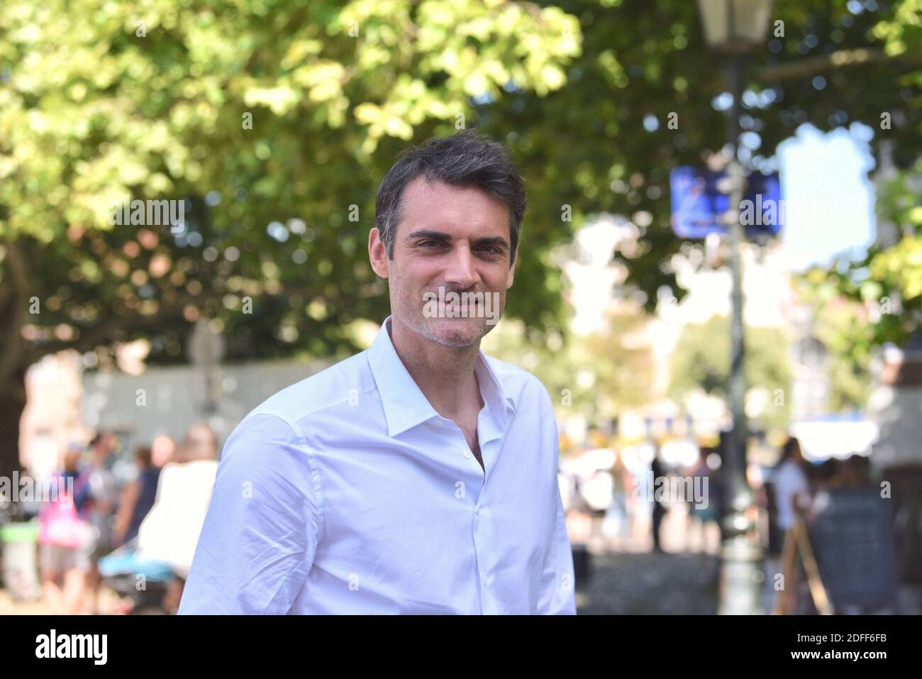 Actor Gil Alma (Nos Chers Voisins, Vilaine) poses for pictures while in ...