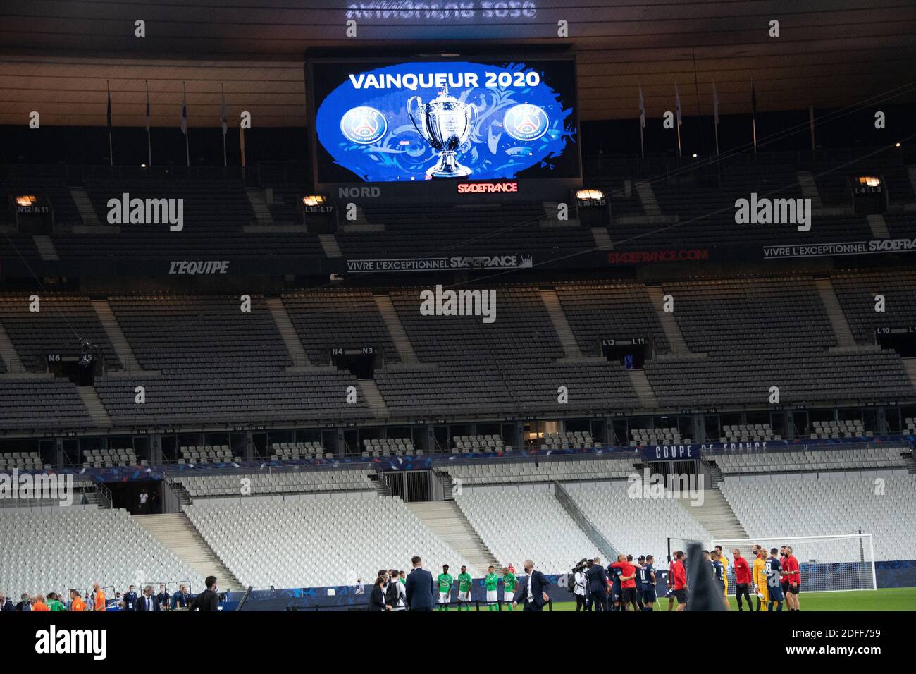 General view of inside the stade de france hi-res stock photography and ...