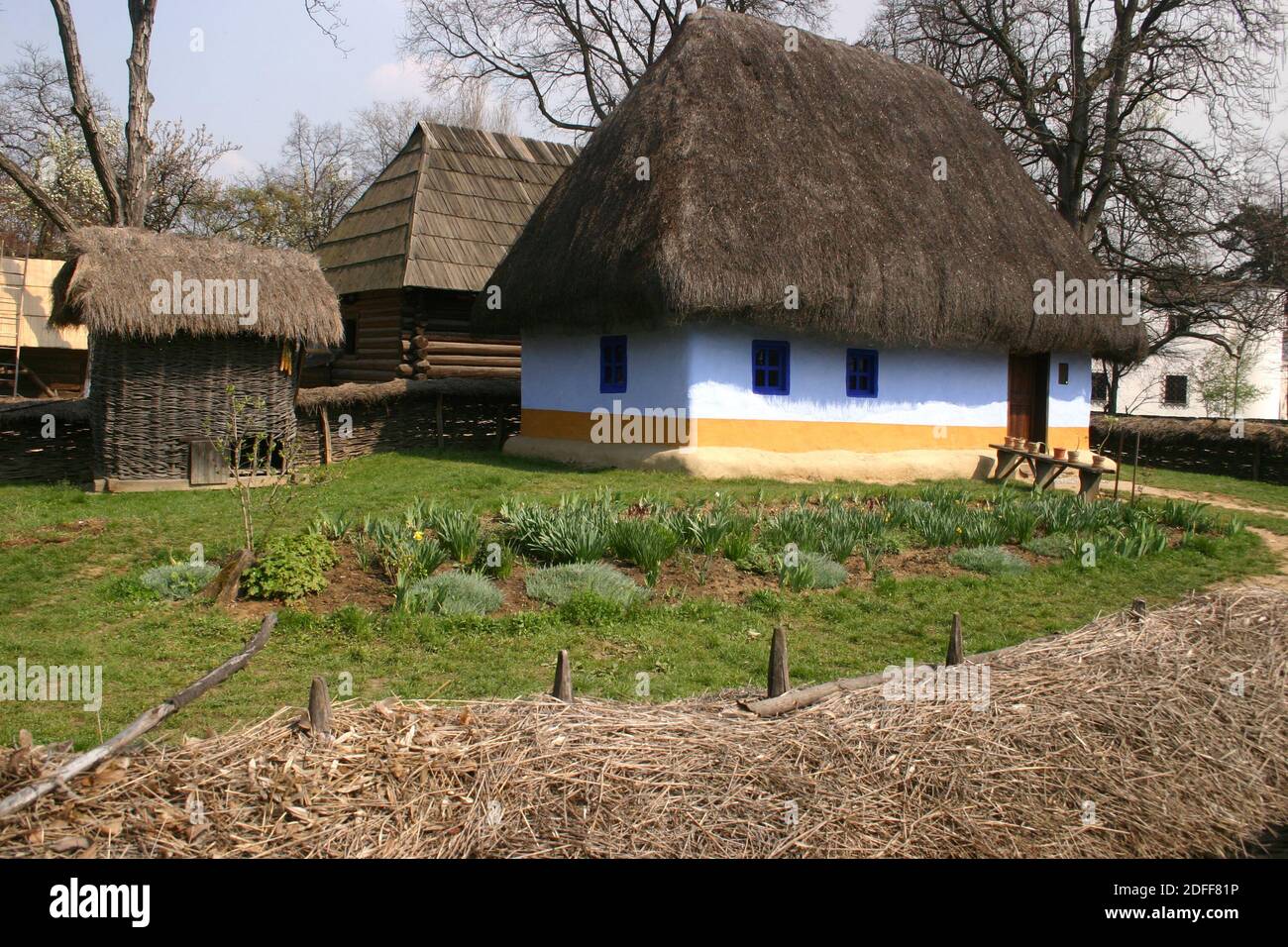 Traditional house of Dumitra. National Village Museum (Muzeul Satului ...