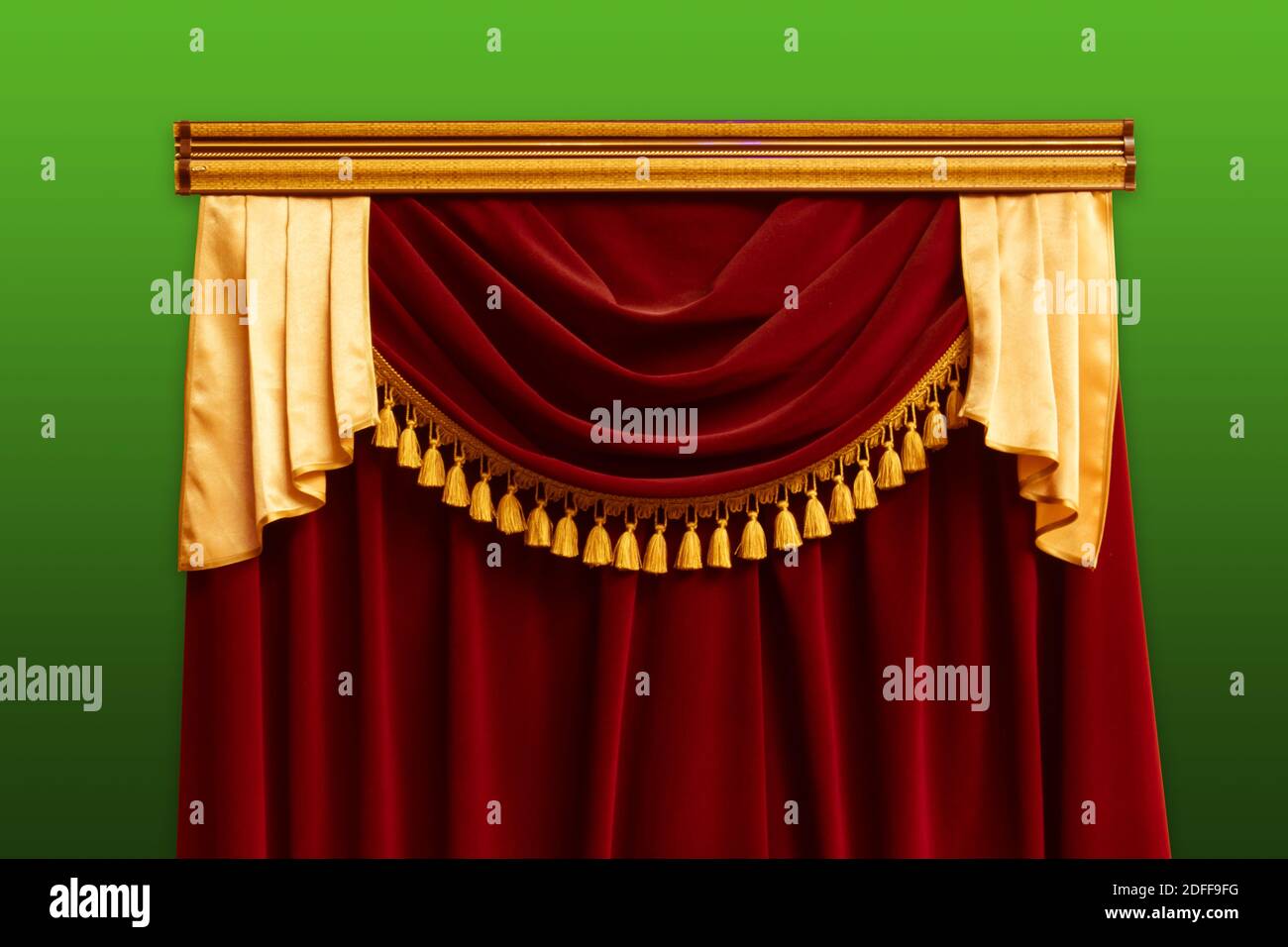 scene, a curtain theater Stock Photo - Alamy