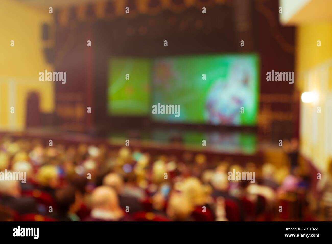 Texture blur scene multicolored lights and smoke in concert with ...