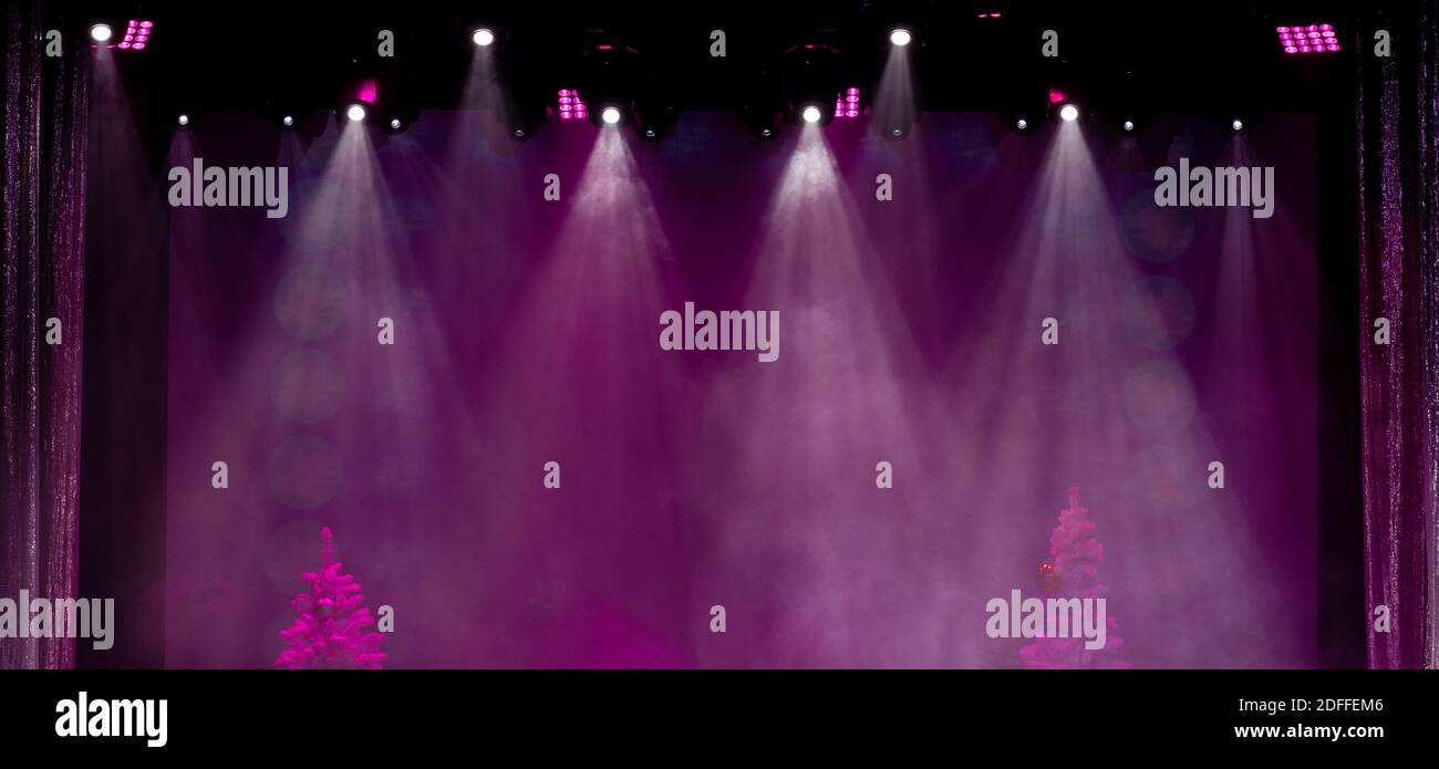 Abstract texture background for design. Stage light and smoke on stage ...
