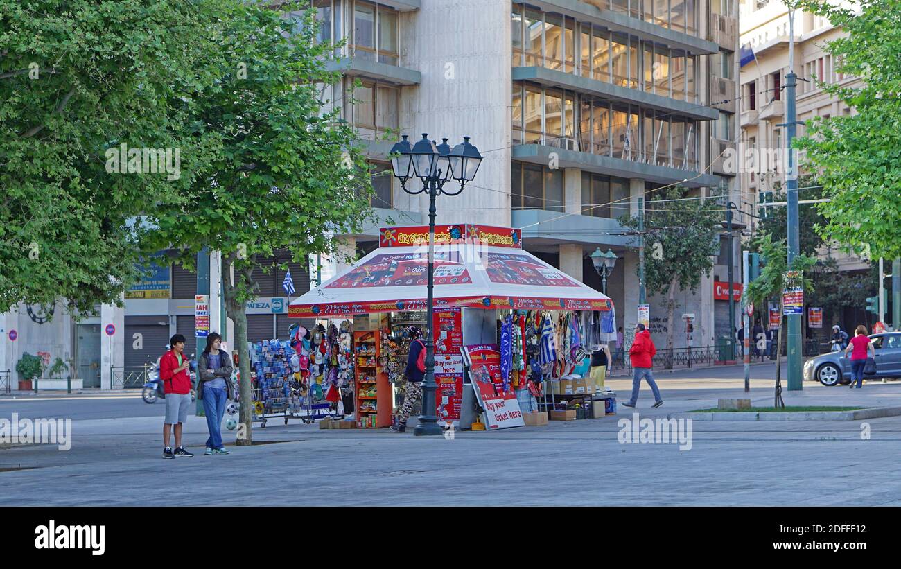 Kiosk and athens hi-res stock photography and images - Alamy