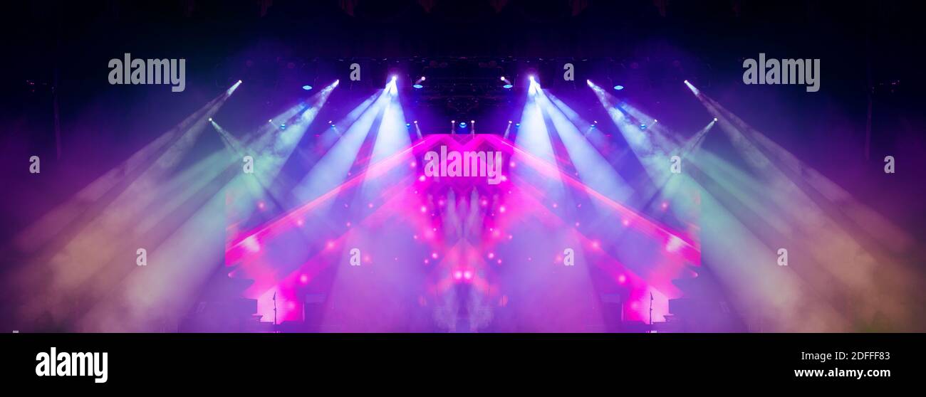 Abstract texture background for design. Stage light and smoke on stage ...