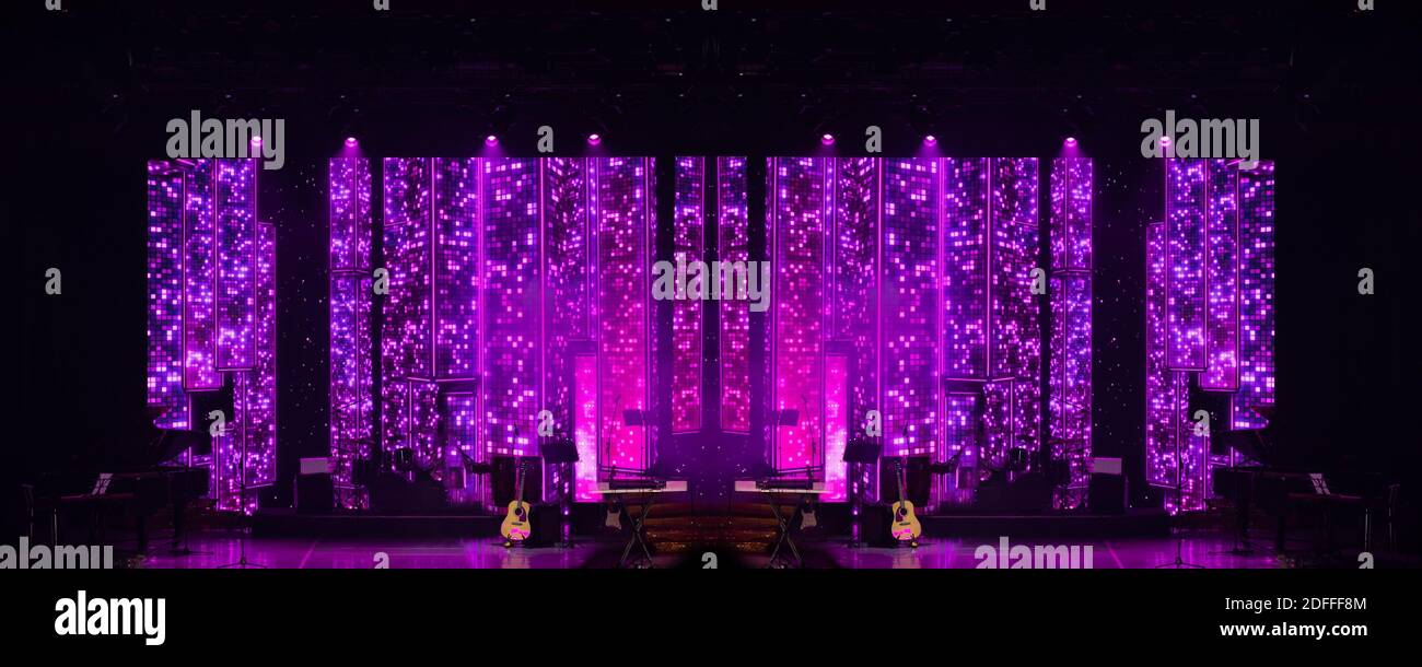 Abstract texture background for design. Stage light and smoke on stage ...