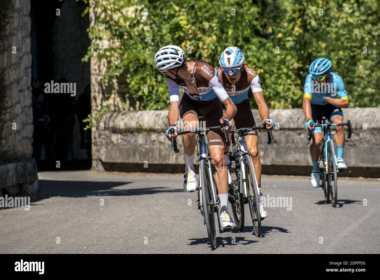 Romain Bardet and Benoit Cosnefroy during fourth and last step of Route ...