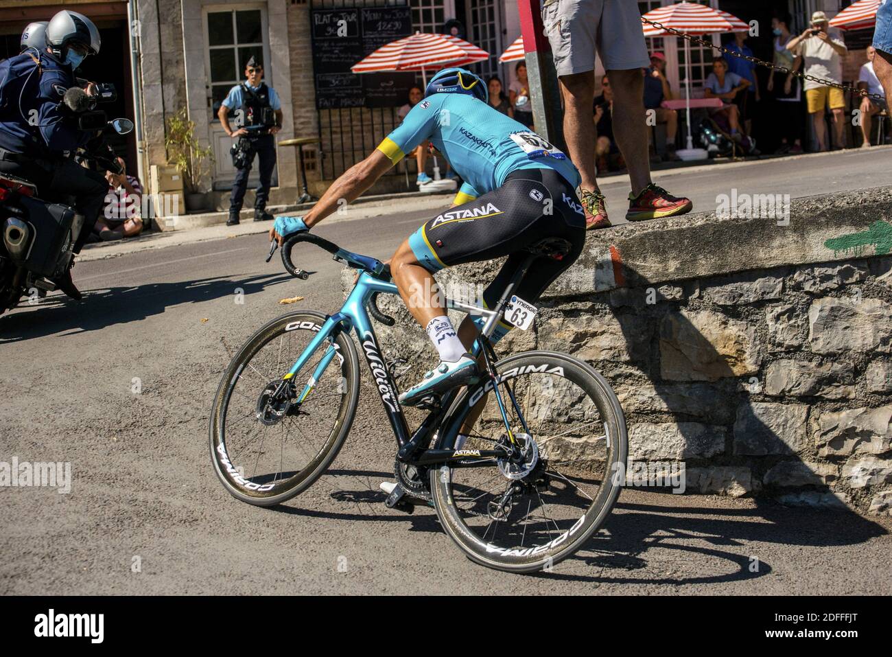 Omar Fraile during fourth and last step of Route d'Occitanie between ...