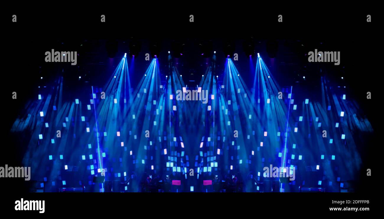 Abstract texture background for design. Stage light and smoke on stage ...