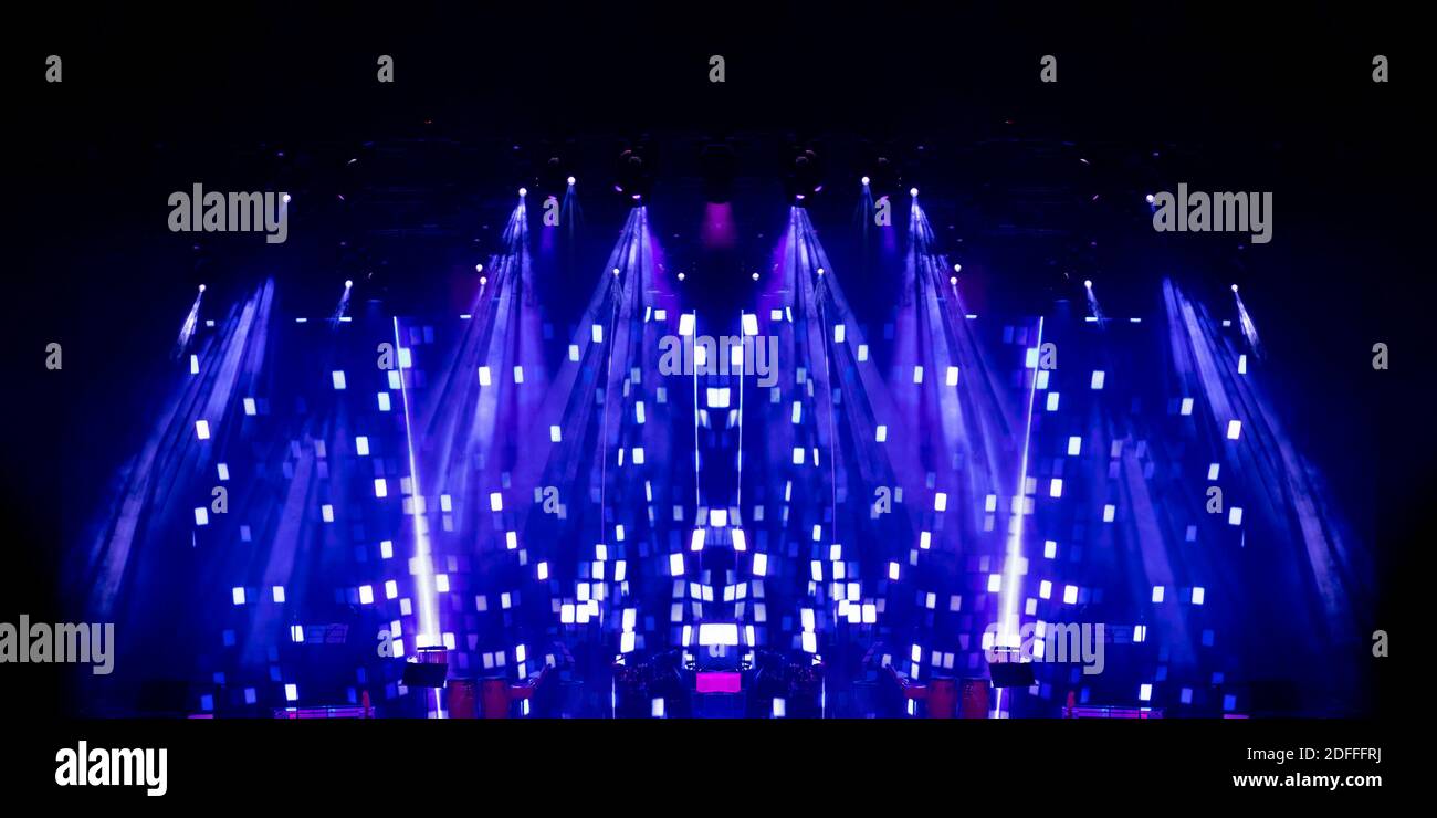 Abstract texture background for design. Stage light and smoke on stage ...