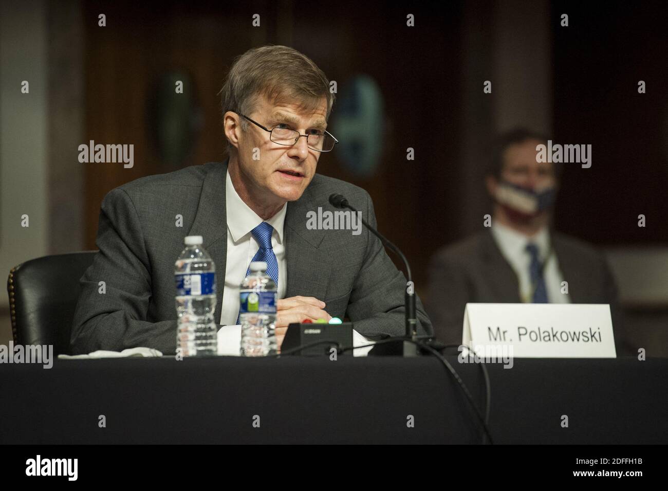 Lucas N. Polakowski, of Virginia, appears before a Senate Committee on ...