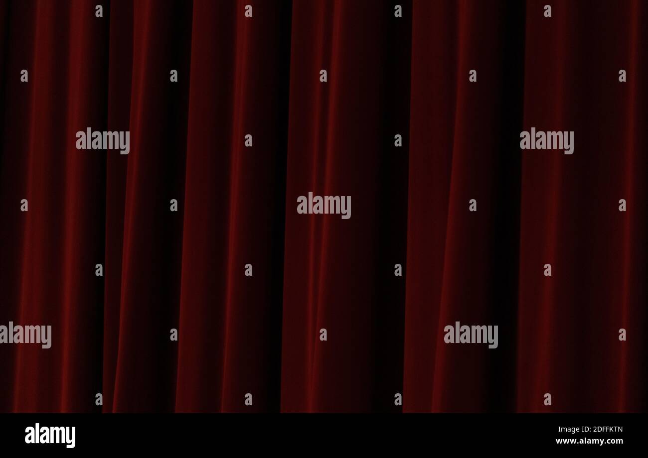 scene, a curtain theater Stock Photo - Alamy