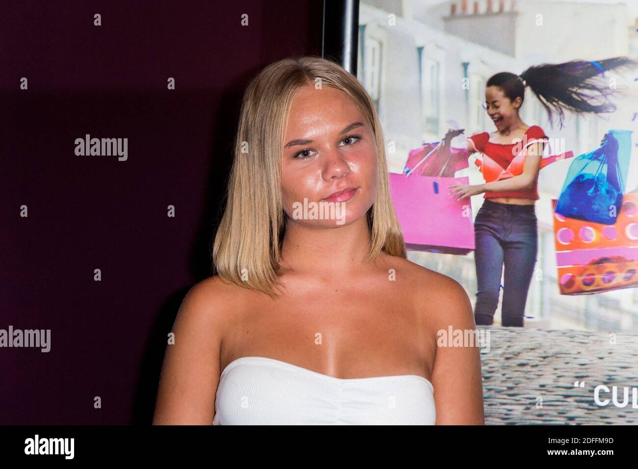 Ilanah attends Mignonnes film premiere at Gaumont Parnasse on August 13 ...