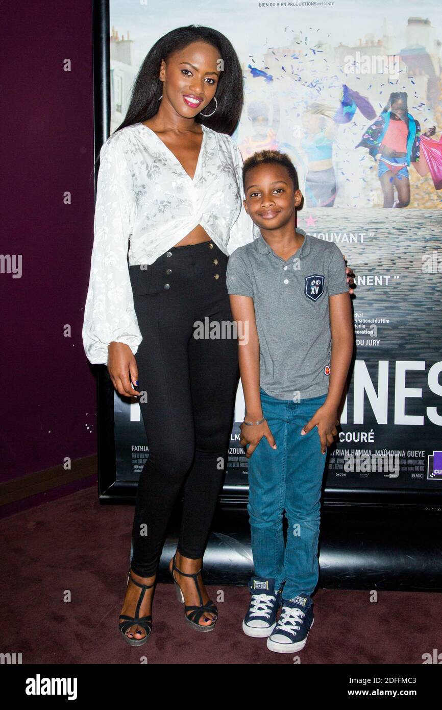 Maimouna Doucoure, Demba Diaw attends Mignonnes film premiere at ...