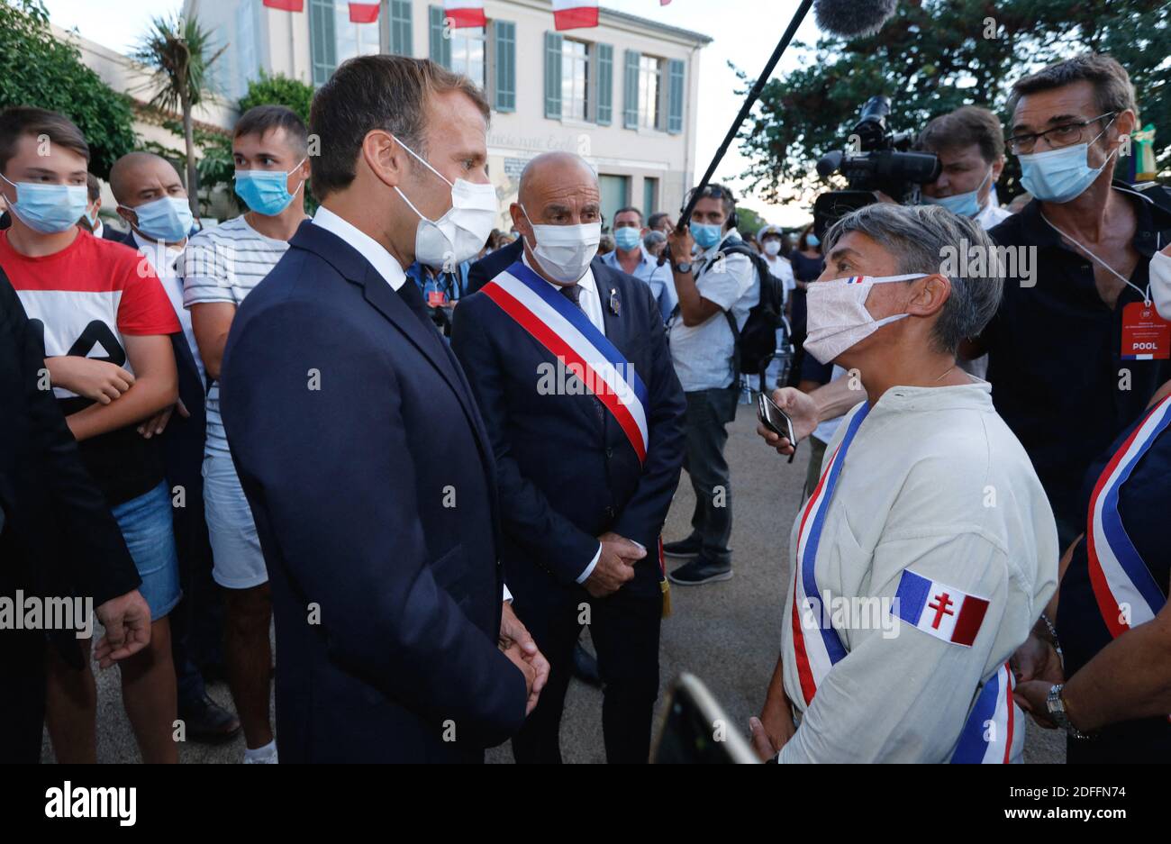French President Emmanuel Macron marks the 76th anniversary of the ...