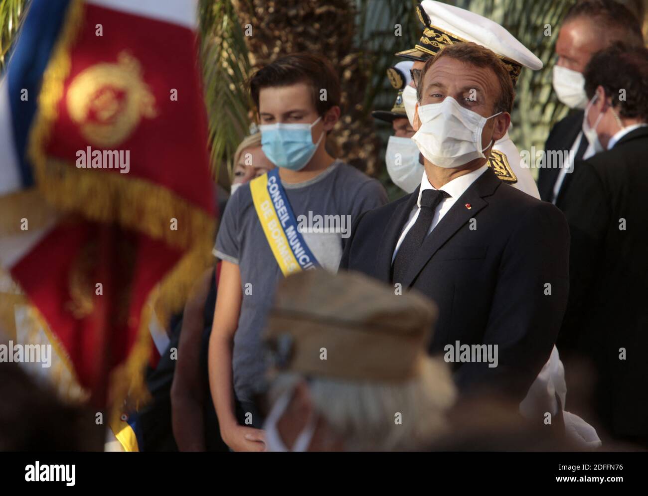 French President Emmanuel Macron marks the 76th anniversary of the ...