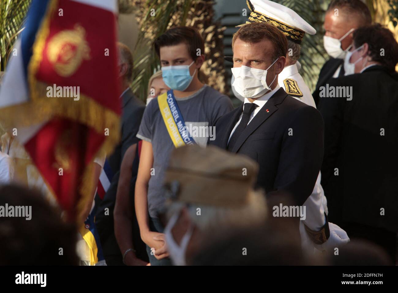 French President Emmanuel Macron marks the 76th anniversary of the ...