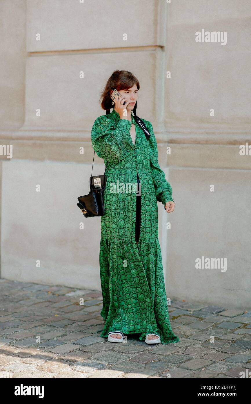 Street style, Zofia Piotrowski arriving at Remain Birger Christensen ...
