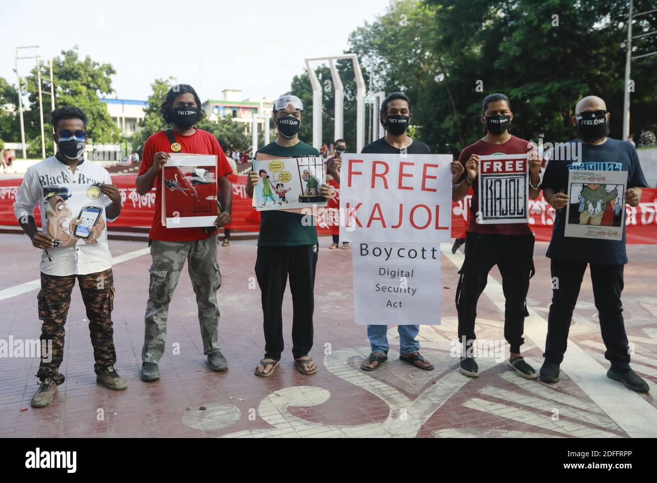 Artists and activists from different arena join in a protest demanding ...