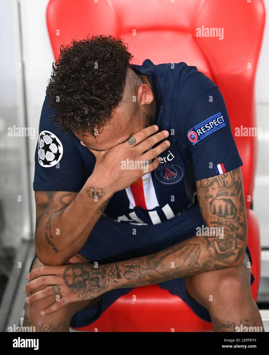 Handout - Editorial Use Only. : Neymar of Paris Saint-Germain looks ...