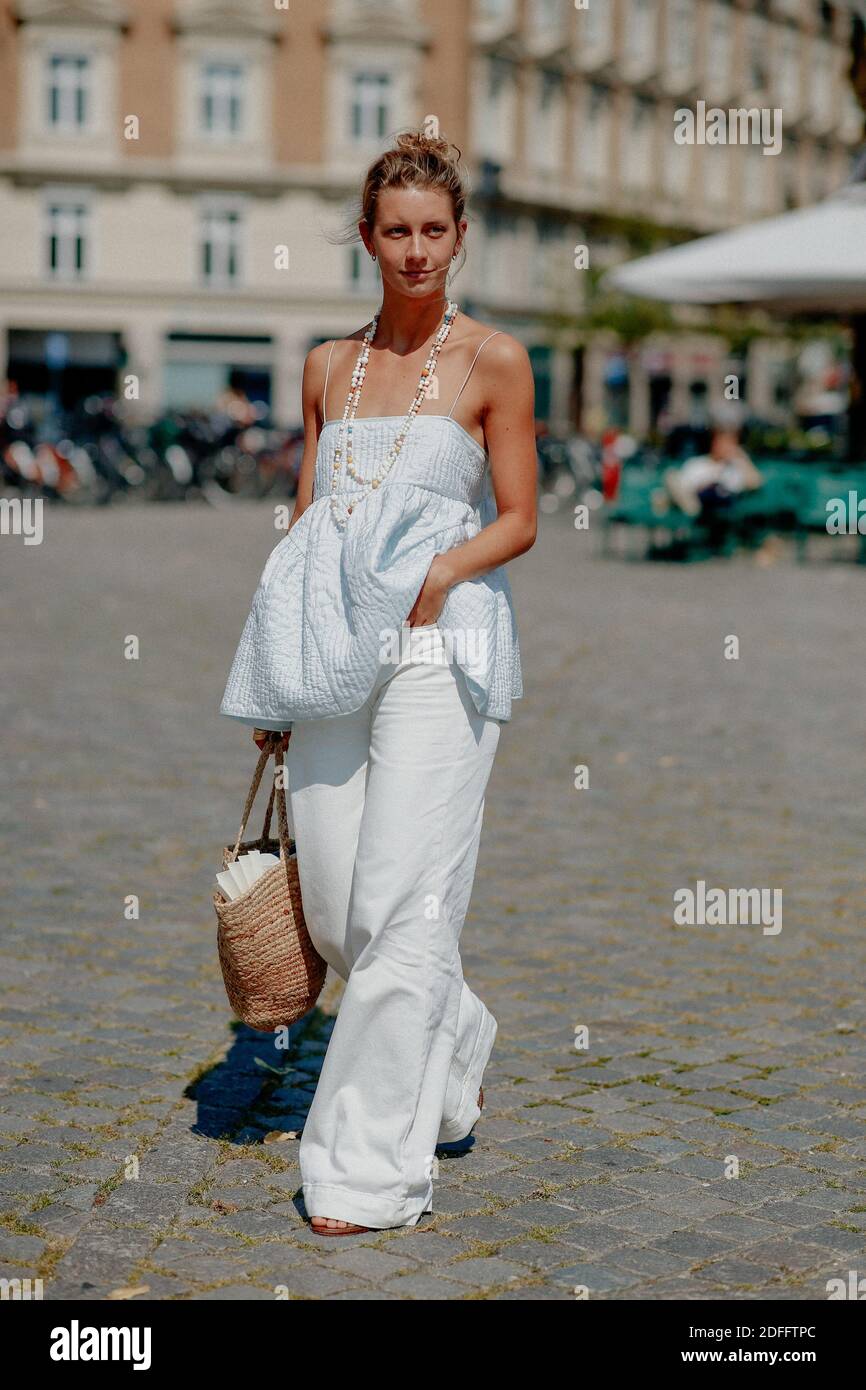 Street style, Sofia Lynggaard Normann arriving at Helmstedt Spring ...