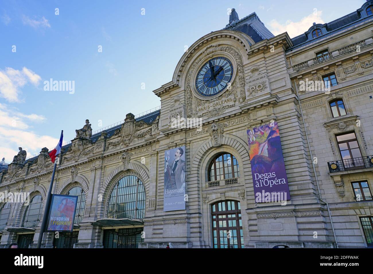 PARIS, FRANCE -20 DEC 2019- Located in the former Gare d Orsay train ...