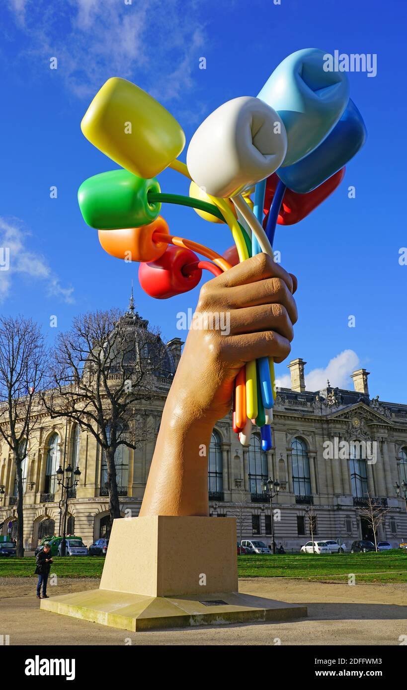 Jeff koons tulip flower sculpture hi-res stock photography and images ...