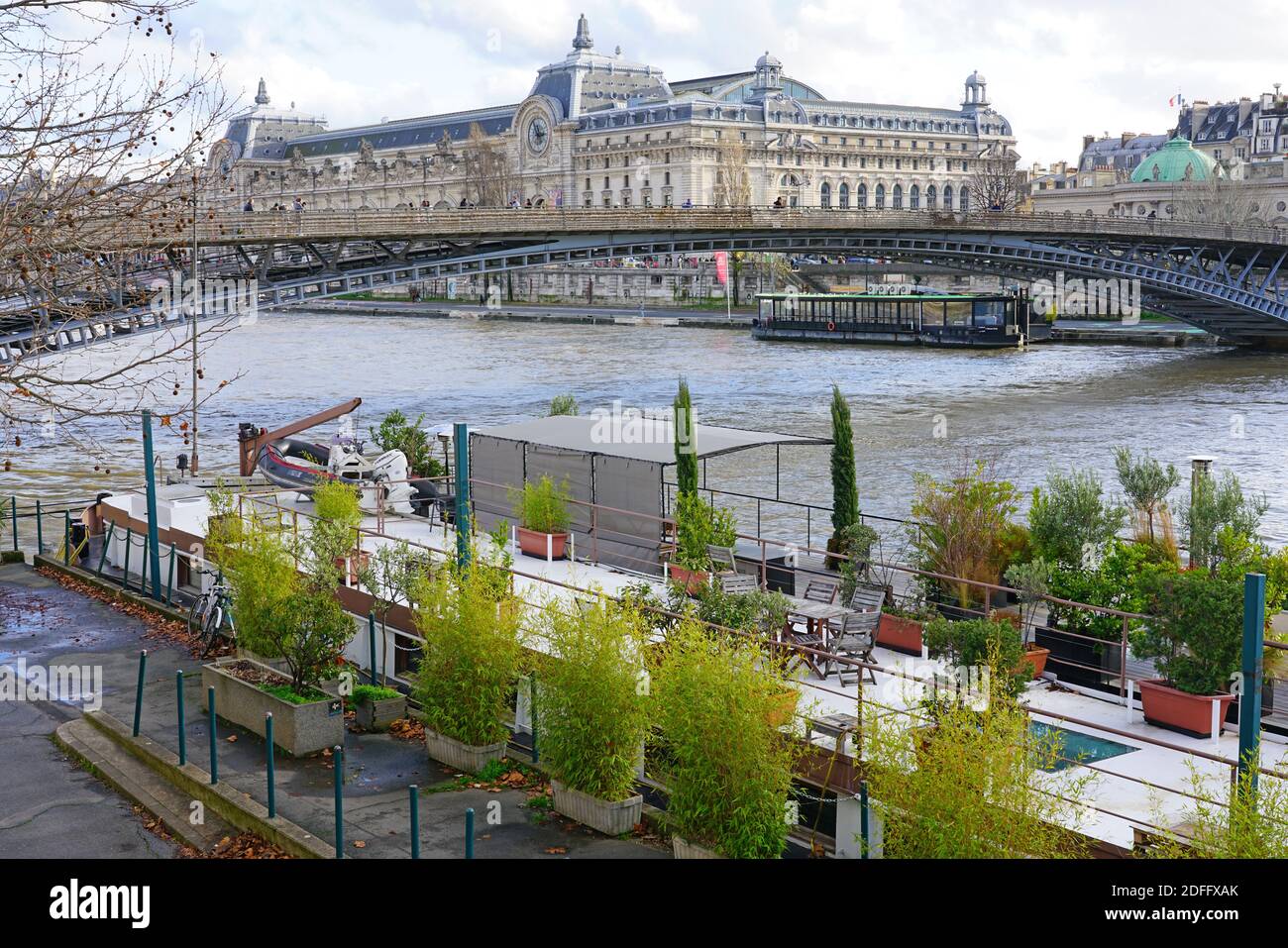 PARIS, FRANCE -20 DEC 2019- Located in the former Gare d Orsay train ...