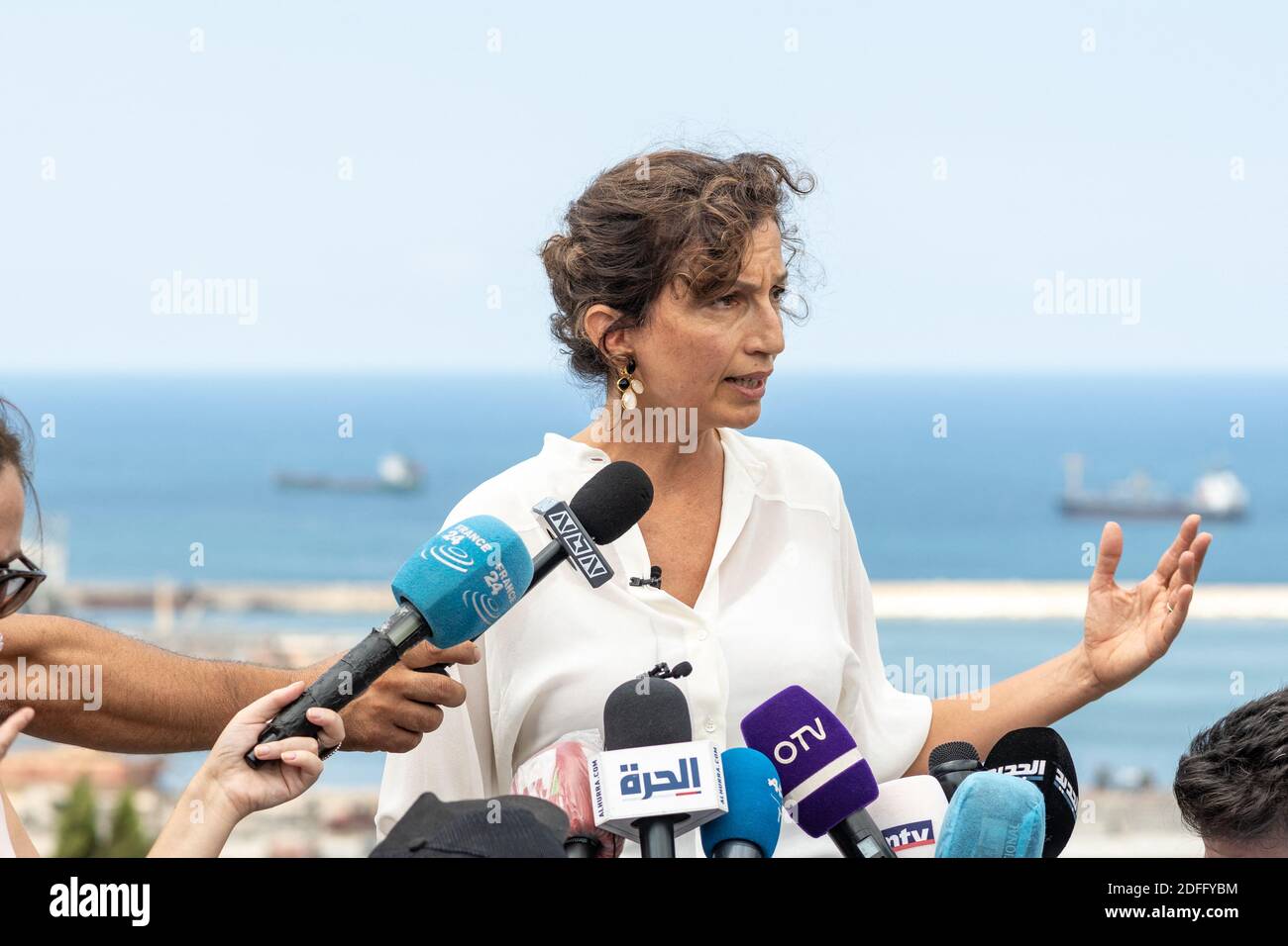 UNESCO’s Director-General Audrey Azoulay visits schools affected by the ...